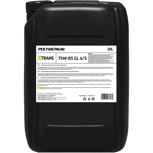 POLYMERIUM XTRANS 75W-85 GL 4/5 Fully synthetic